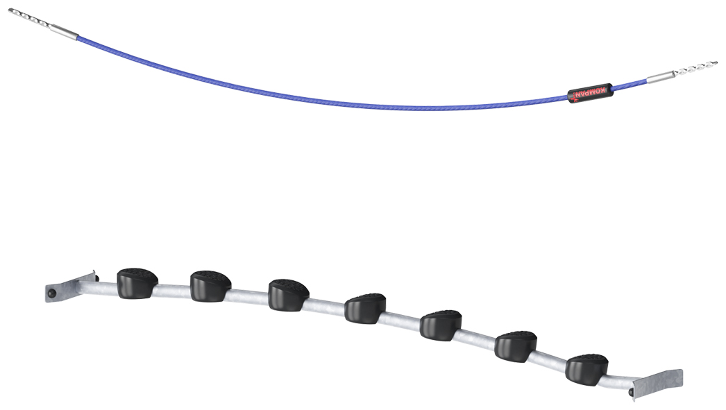 Curved Pod Balancer with guiderope | IPEMA